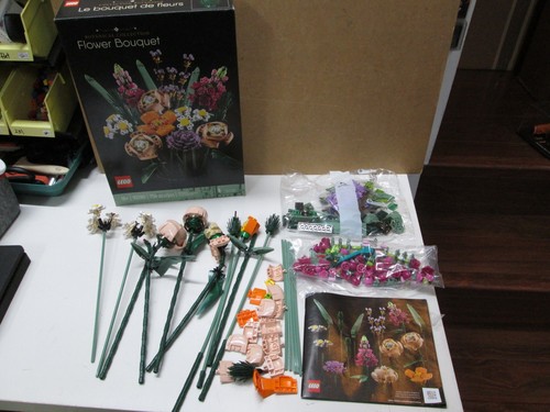 LEGO Botanicals 10280 Flower Bouquet Set with Open Box Manual ...