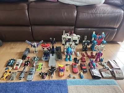 Bundle Lot G1 Transformers Optimus Onslaught Hot Rod Combiner Plus ...