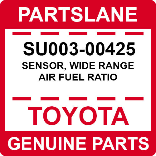 SU003-00425 Toyota OEM Genuine SENSOR, WIDE RANGE AIR FUEL RATIO | eBay