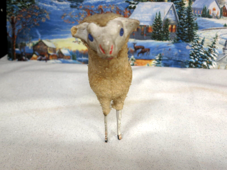 Vintage Wooly Putz Germany Sheep Large 5" tall ( 1542) | eBay