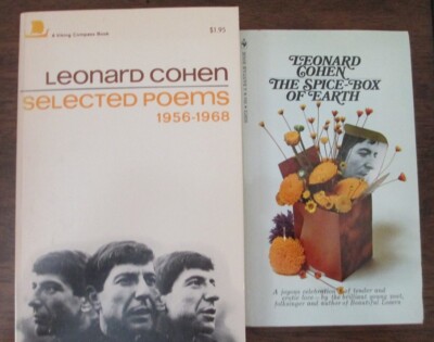2 Leonard Cohen Books: Spice Box and Selected Poems | eBay