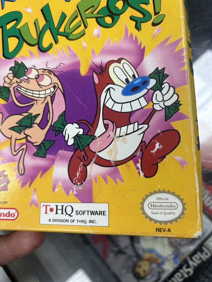 The Ren & Stimpy Show Buckeroos NES Nintendo Box Only 719575010146 | eBay