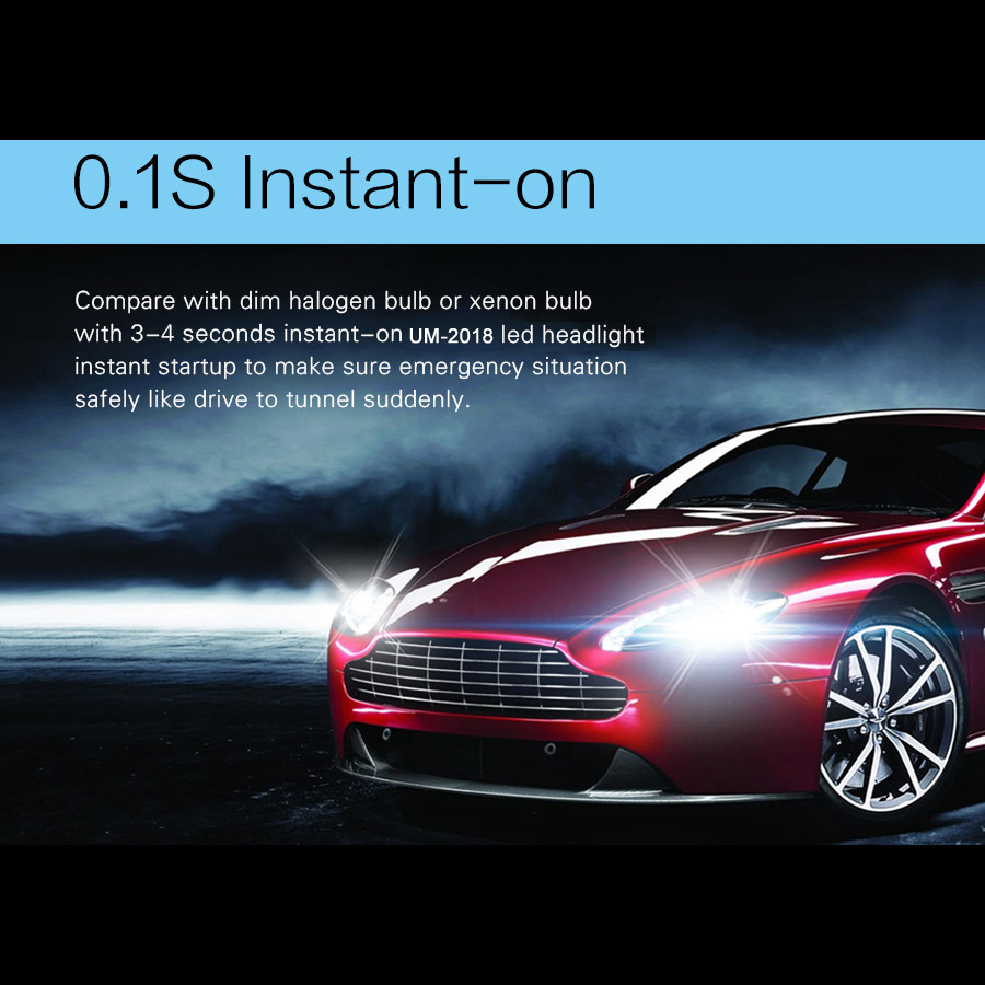 Alla Lighting Low/Main Beam Headlight 9006XS White LED Bulbs for Dodge ...