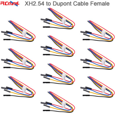 10pcs 4pin XH2.54mm to Jumper Wire Female Dupont Cable 20cm for Nextion ...