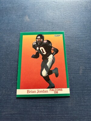 1991 Fleer Football Brian Jordan #205 Set Break NM | eBay