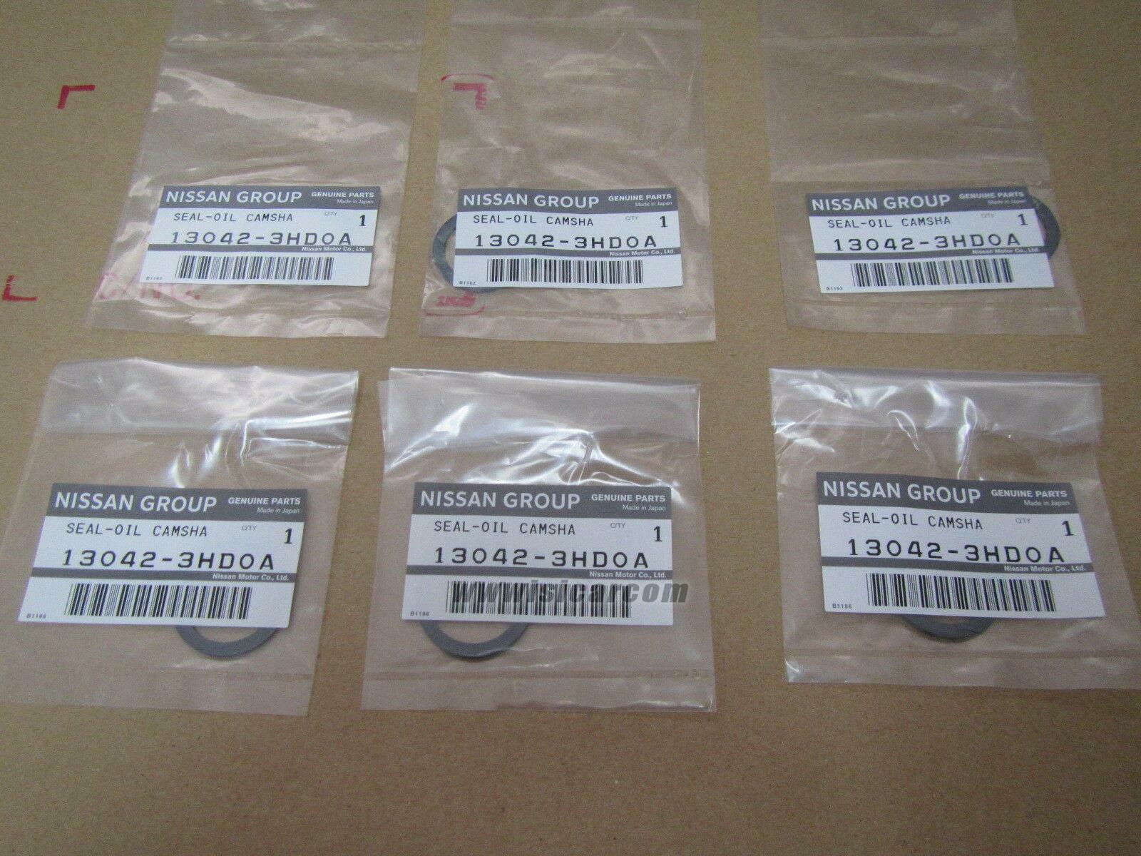 NISSAN GT-R R35 OIL SEAL SET X6pc INTAKE CAMSHAFT 13042-3HD0A VR38DETT ...