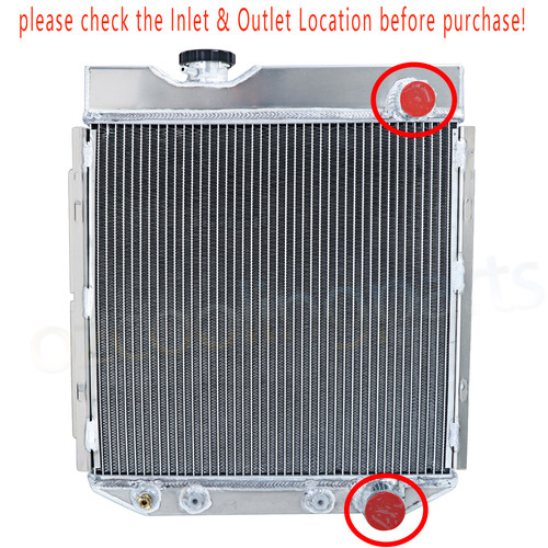 259 3 Row Aluminum Radiator For 1964-1966 65 FORD MUSTANG 260 289 ...