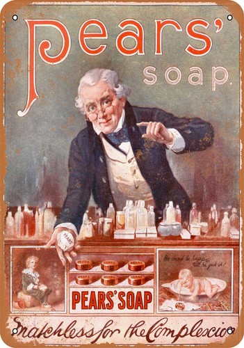 METAL SIGN - 1891 Pears' Soap 2 -- Vintage Look | eBay