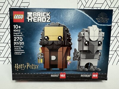 LEGO BRICKHEADZ 40412 Harry Potter HAGRID & BUCKBEAK NIB RETIRED. GR3 ...