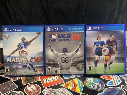 PS4 Sport Game Bundle(madden 16,mlb The Show 15,fifa 16) | eBay