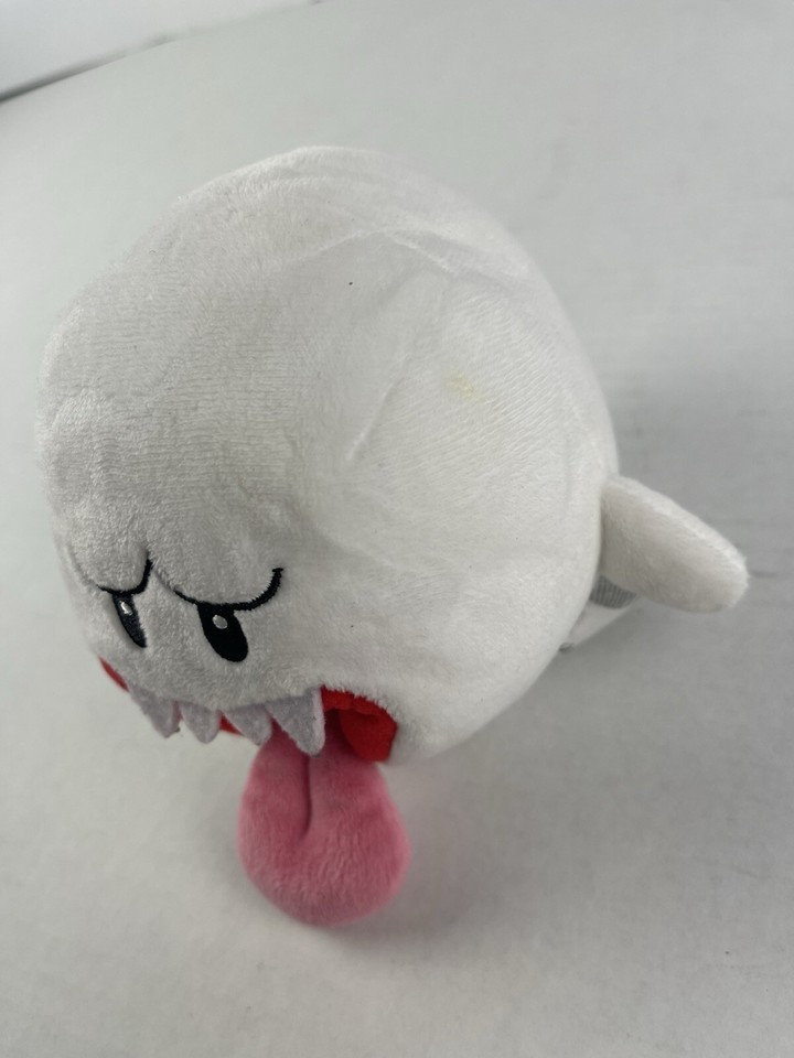 Nintendo Luigi,Blue Toad, Boo Ghost, Goomba. Plush Super Mario Bros Lot ...