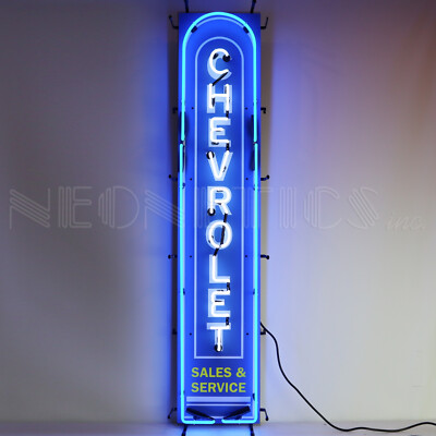 New Wholesale lot 6 Garage Chevrolet Dealership neon sign Chevy Camaro ...