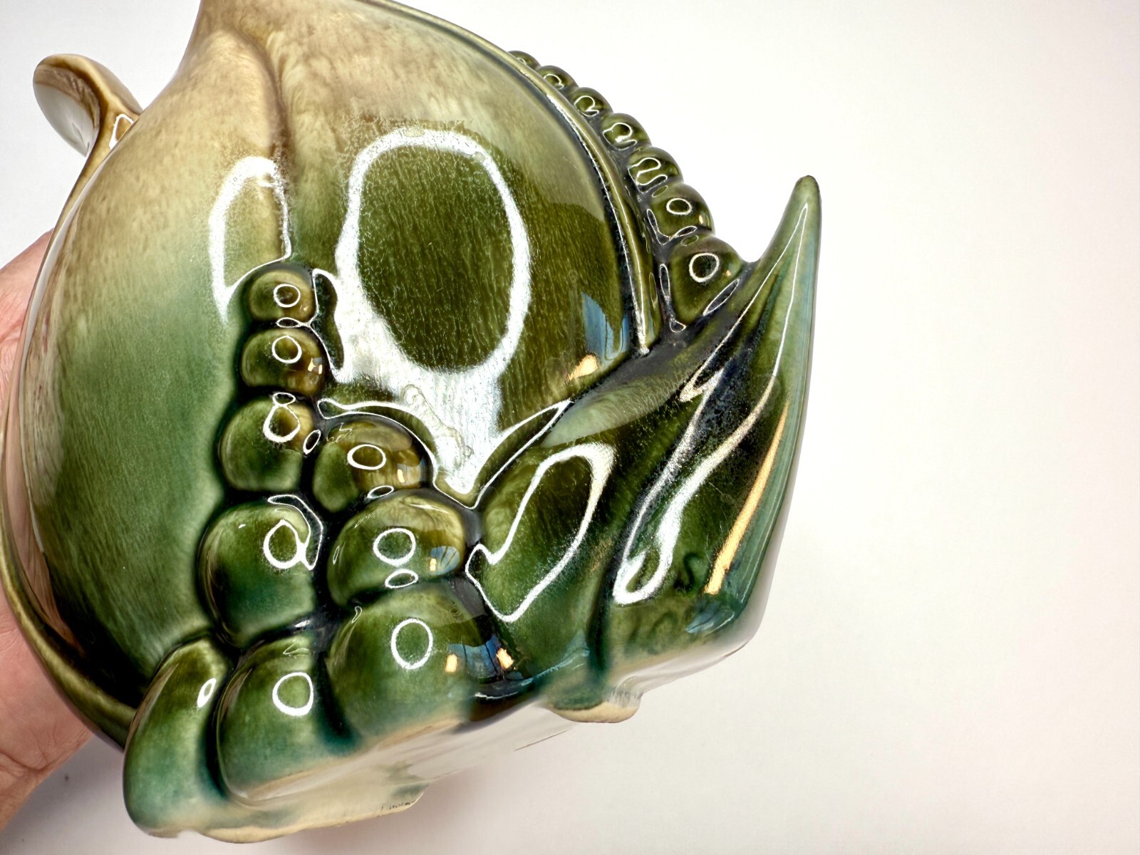 Vintage Hull Pottery Ebb Tide Vase #109 Organic Seed Pod Design | eBay