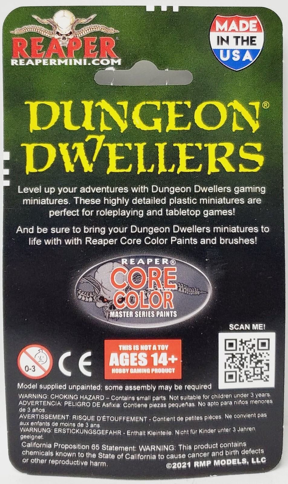 RATPELT KOBOLD WARRIORS Reaper Miniatures Bones USA Dungeon Dwellers ...