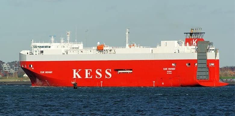 3D Assembly Model Papercraft Ship 1/400 Scale (Elbe Highway Ro-Ro Ship ...