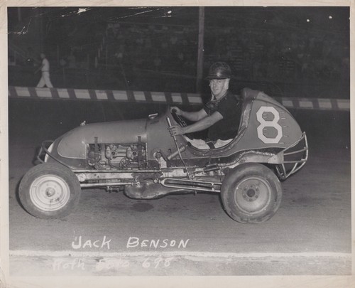 Jack Benson Bronx NY midget car portrait auto racing 1950s - Himes ...