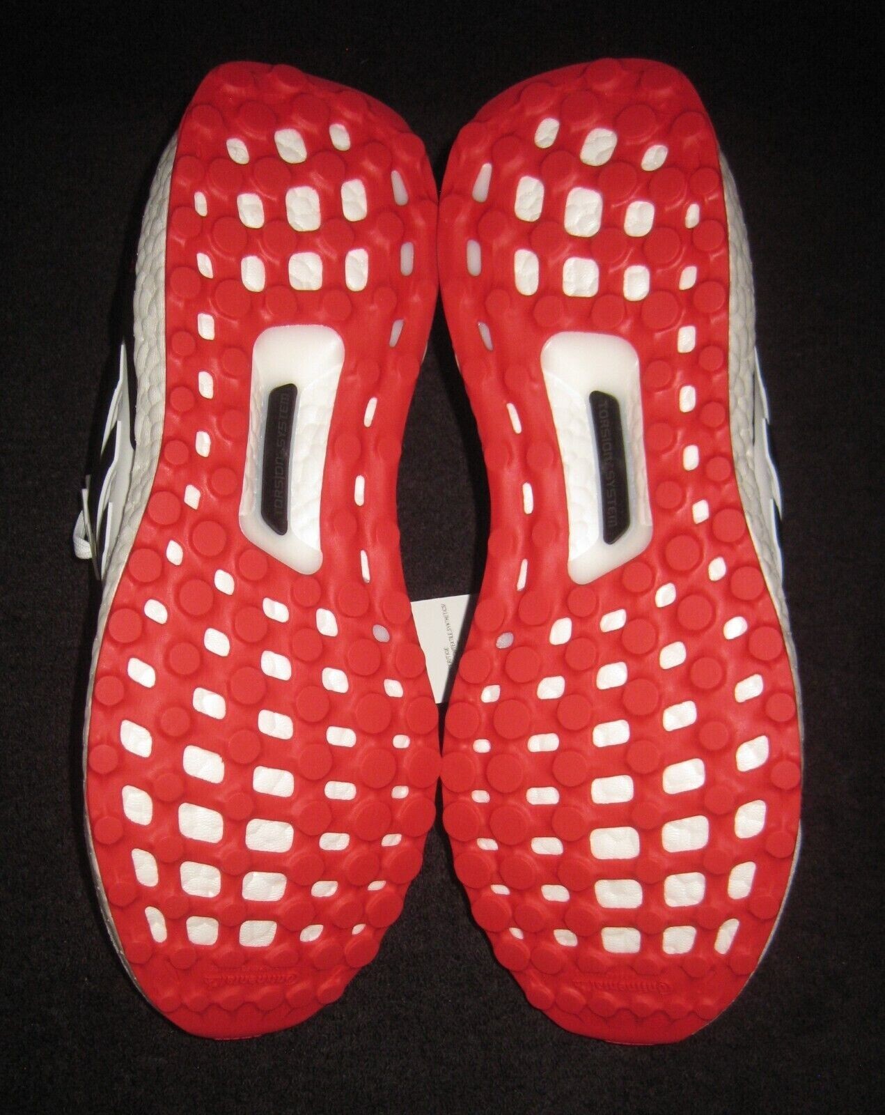 ADIDAS ULTRABOOST 1.0 RUNNING SHOES MEN'S SZ 8.5 NIB ID5879 WHITE RED ...