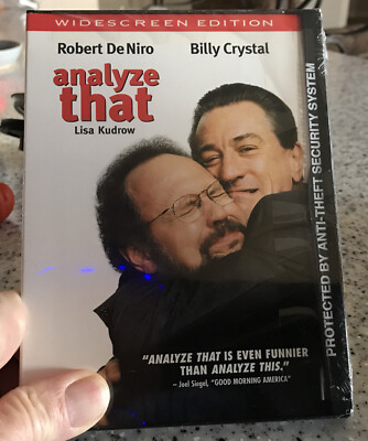 Analyze That (DVD, 2002) New and Sealed In Original Packaging - Gift ...