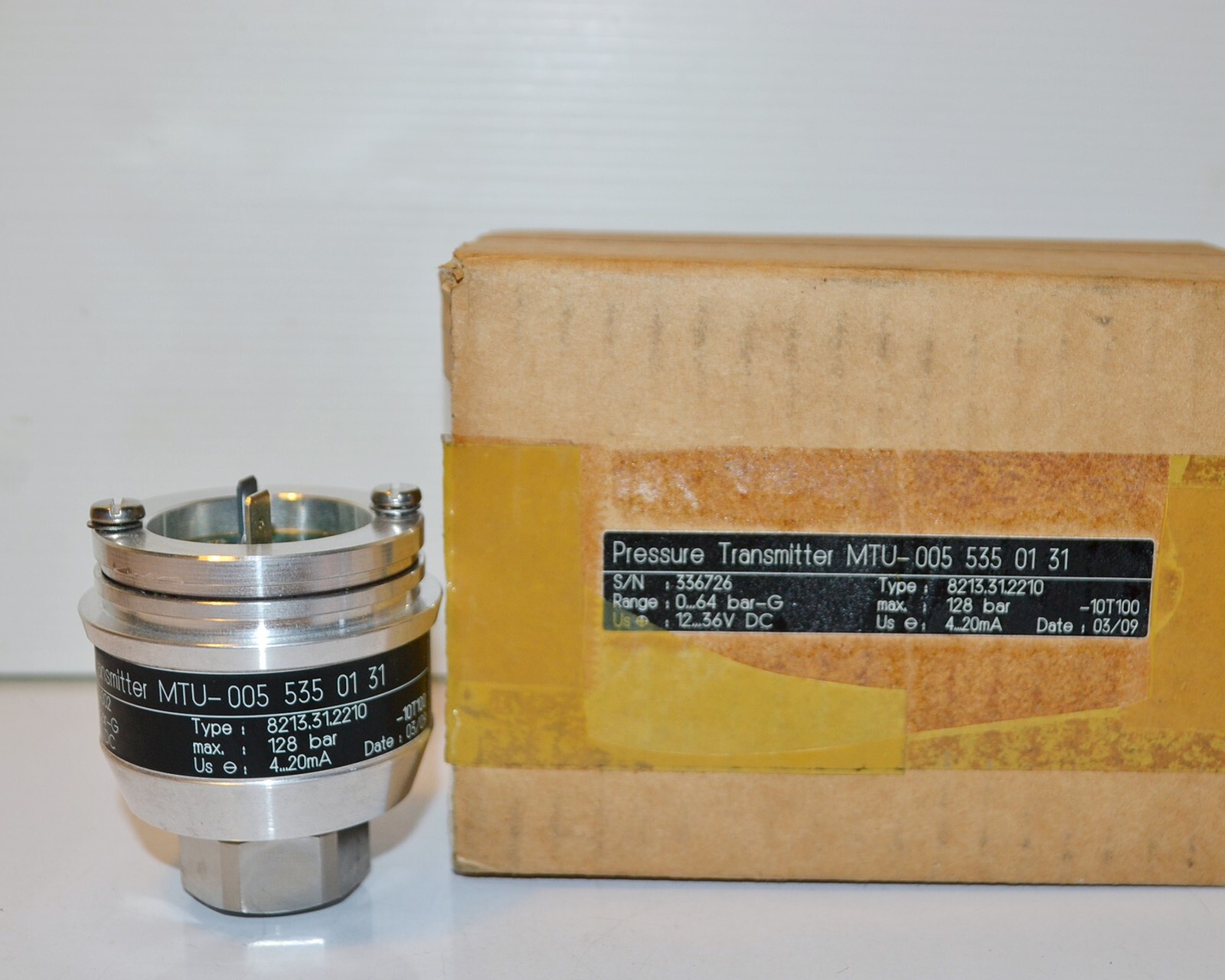 MTU Pressure Transmitter Sensor MTU-005 535 0131 (0-64 bar,max 128 bar ...