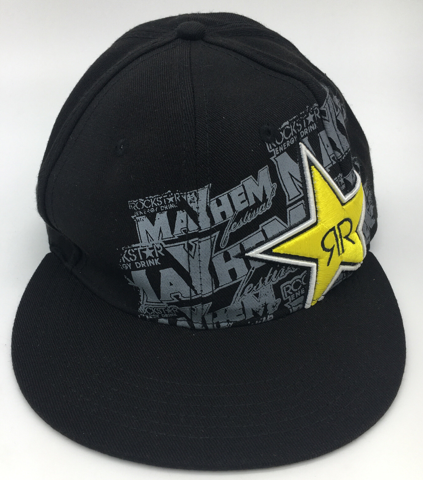 Rockstar Energy Drink Hat Mayhem Festival Snapback Bl… - Gem