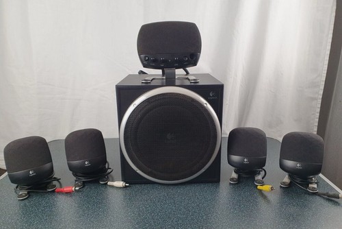 Logitech Z-640 Sound Gaming Speakers 5.1 Tested & Working | eBay