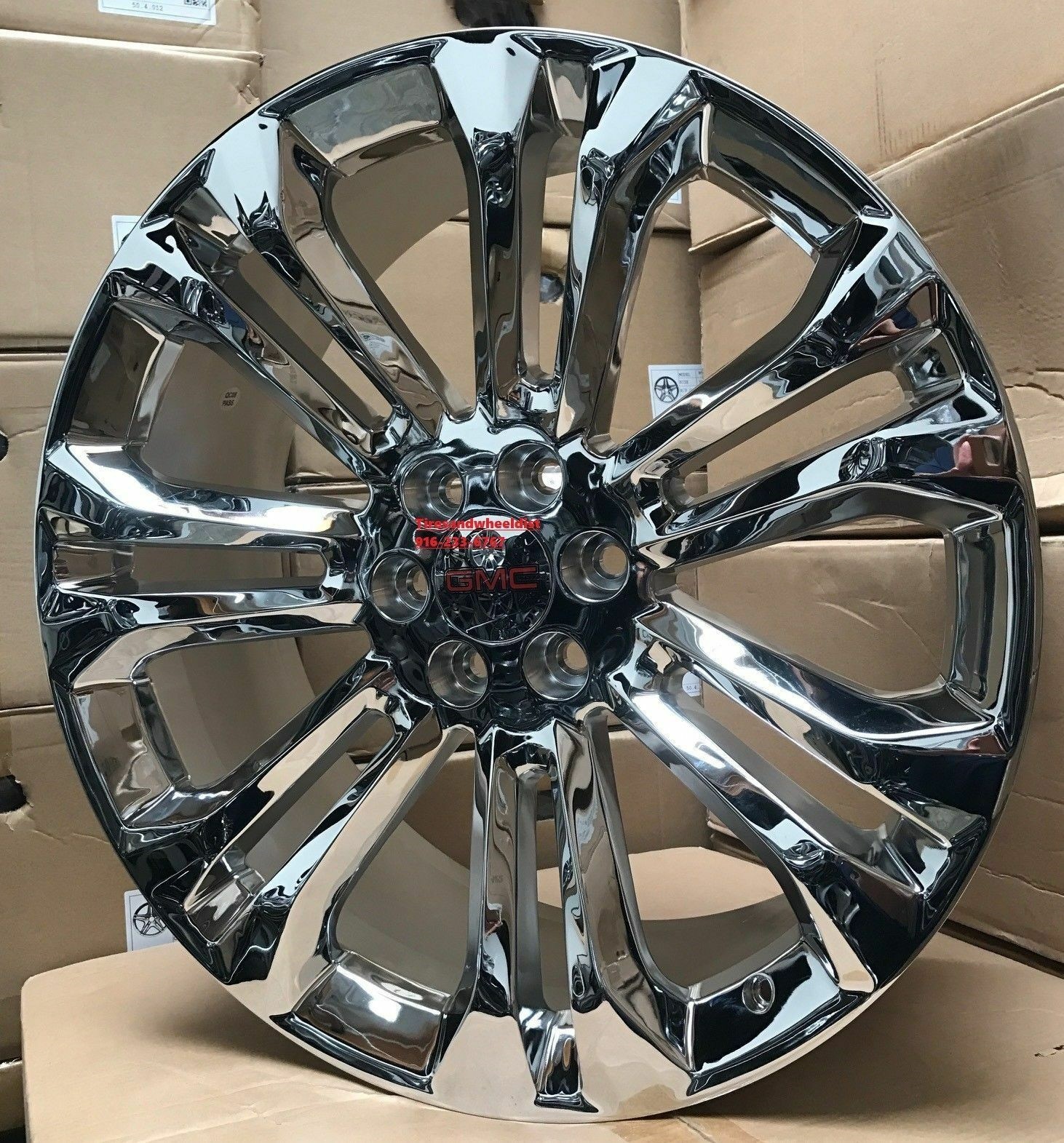 26'' CK159 Chrome Wheels 33'' MT Tires GMC Yukon Silverado Tahoe Sierra ...