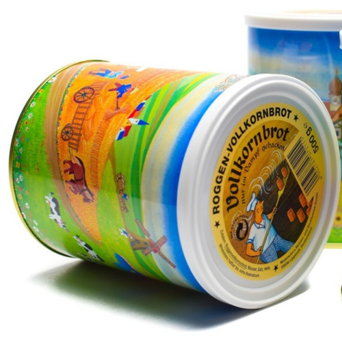 2x Long Life Bread Ration - Sliced Loaf cans 500g - Emergency Food ...