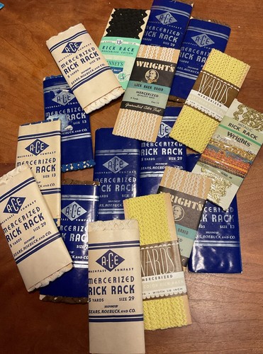 Vintage Rick Rack Packages Various Colors & Sizes, 15 New & 2 Opened | eBay
