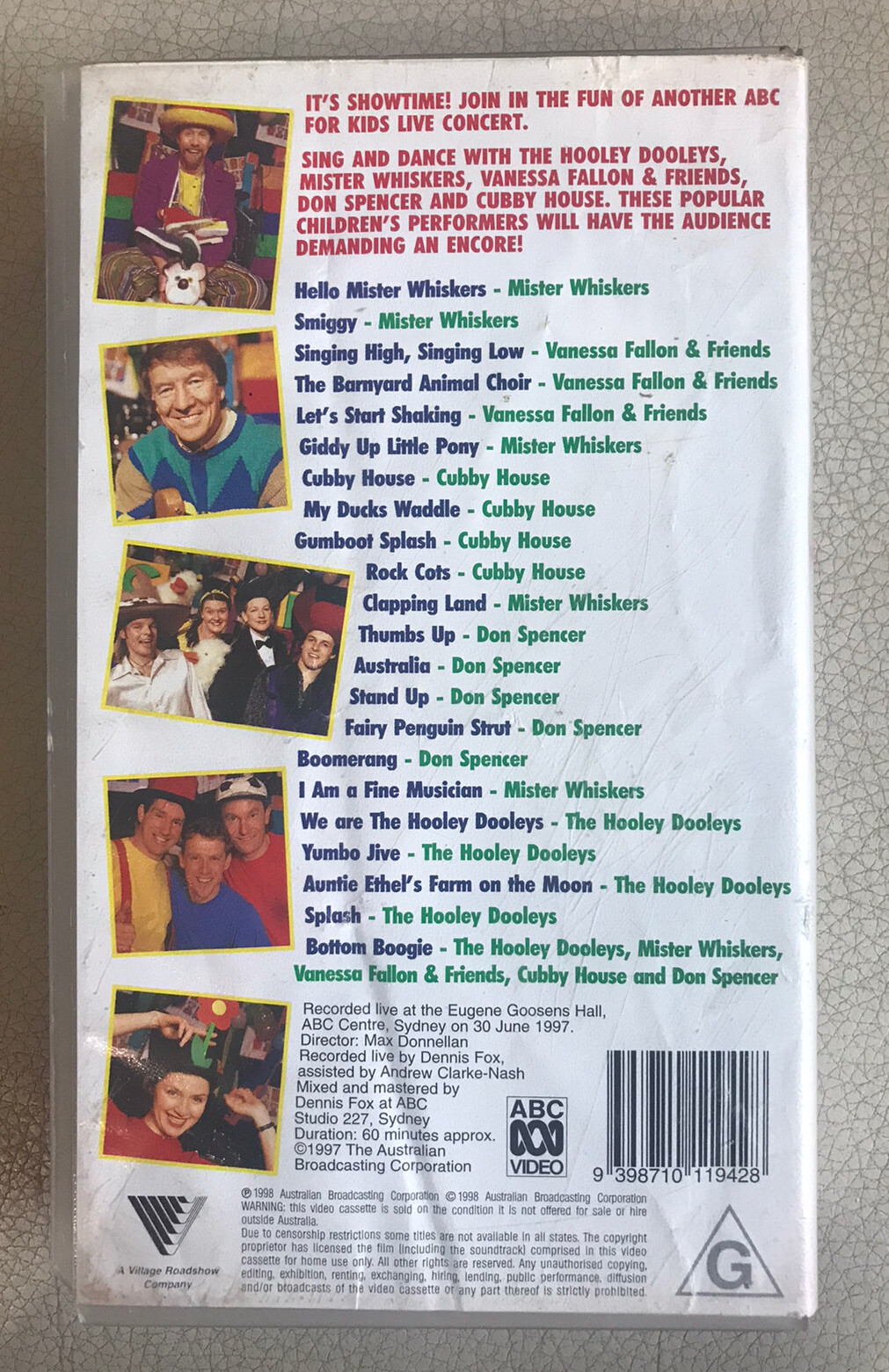 ABC for KIDS SHOWTIME VHS PAL 1998 | eBay