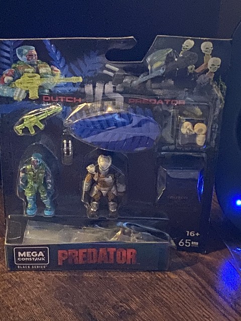 MEGA Construx Black Series Heroes Dutch vs. Predator Mini Figure Set ...