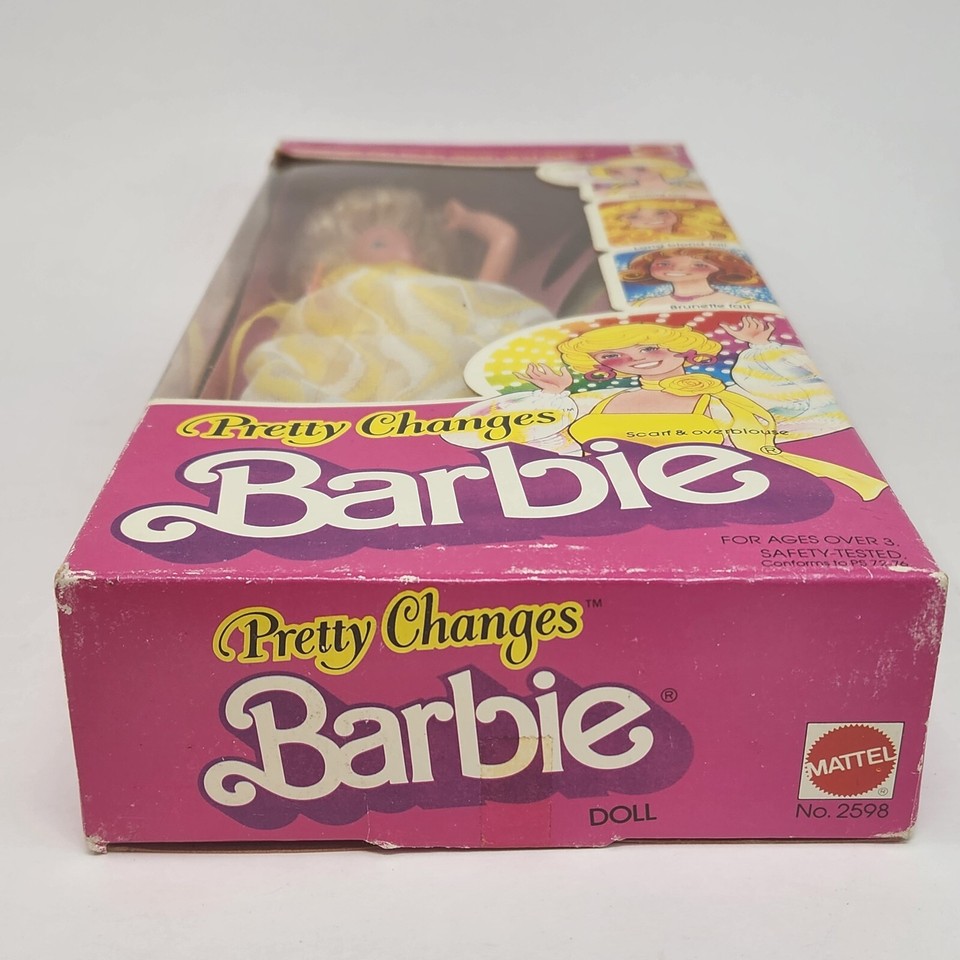 VINTAGE 1978 MATTEL PRETTY CHANGES BARBIE DOLL # 2598 IN ORIGINAL BOX ...
