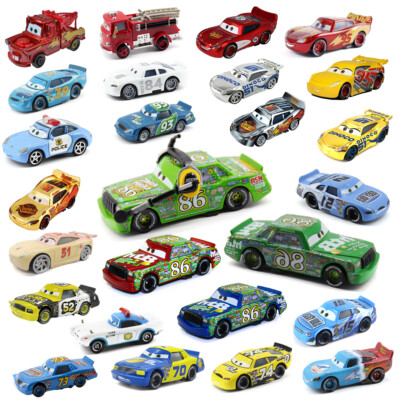 Disney Pixar Cars No.51 No.86 Dinoco Chick Hicks Diecast Toy Model Car ...