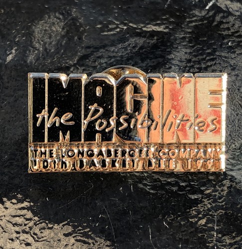 Imagine The Possibilities 1991 Gold Tone Metal Travel Lapel Pin Pinback ...