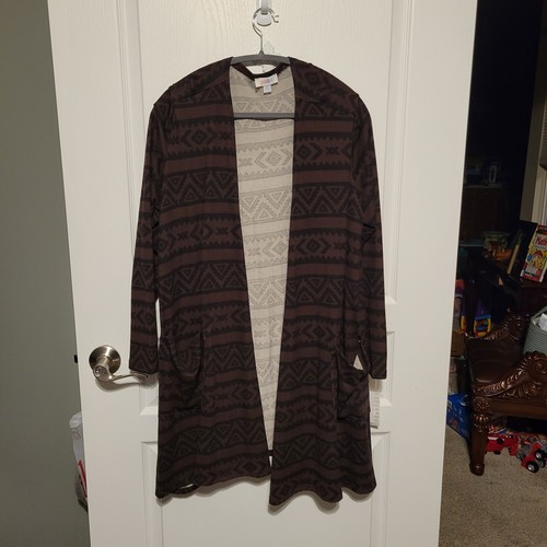LuLaRoe cardigan size x-large NWT Black Brown Aztec South Western ...