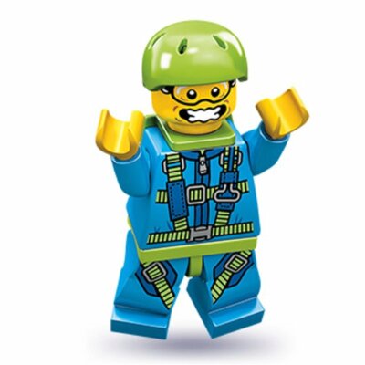 Lego SKYDIVER Minifig Minifigures City Sky Figure 71001 Series 10 ...