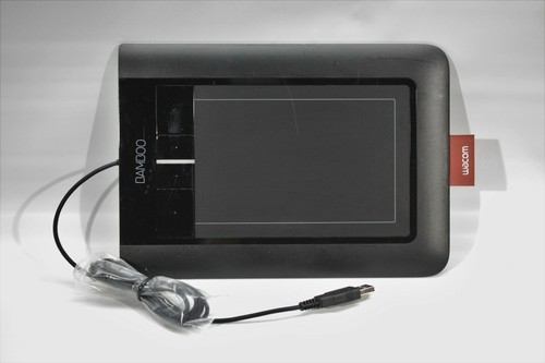 Wacom Bamboo Model CTH-460 Black Touch Drawing Graphics Tablet NO PEN ...