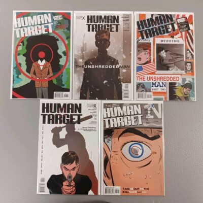 Human Target #1-5 Vertigo Comics 2003 Full Lot Set! VF-NM 8.0-9.0 or ...