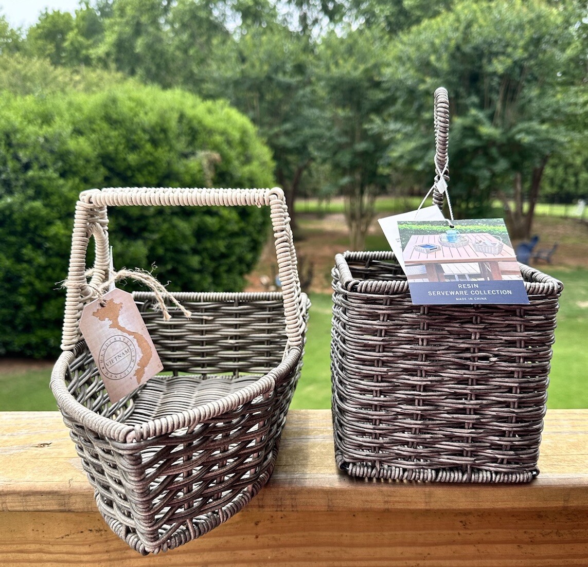 TUG BOAT SHAPED NANTUCKET SERVING BASKET & UTENSIL HOLDER SUMMER BEACH ...