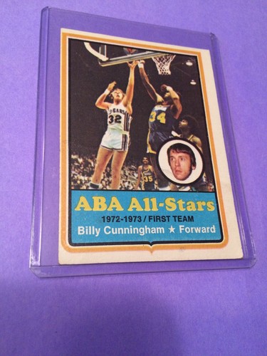 1973-74 Topps ABA All Stars Billy Cunningham No 200 | eBay