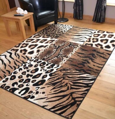 Animal Print Hall Runners Tiger Leopard Small Extra Large Long Carpet ...