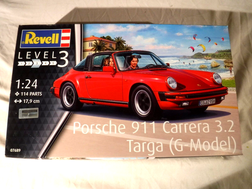1/24 Revell 0f Germany Sports Car Porsche 911 Carrera 3.2 Targa G Model ...