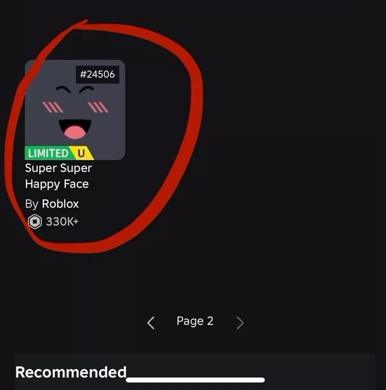 Roblox Super Super Happy Face (SSHF) check desc! | eBay