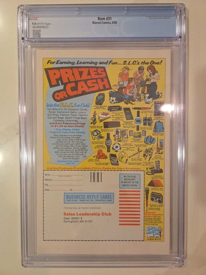 ROM 31 CGC 9.4 Marvel Comics 1982 Rogue | eBay
