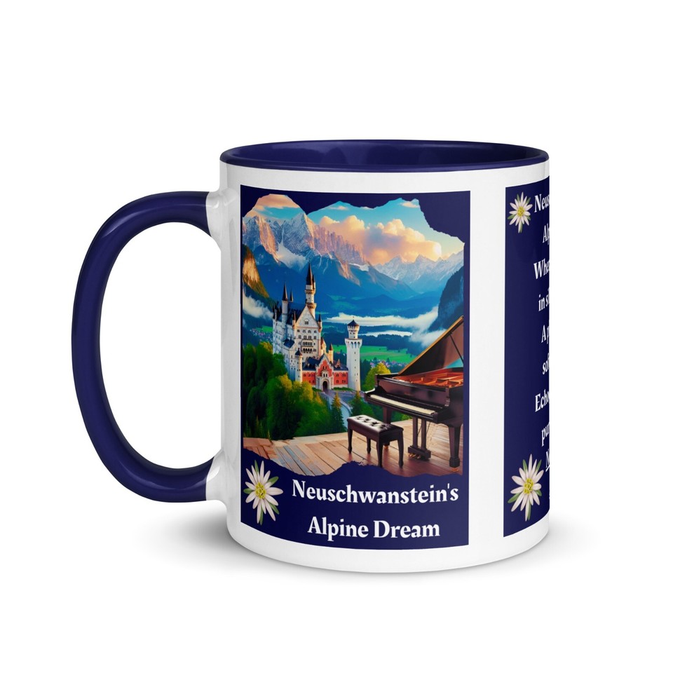German Castle Neuschwanstein Bavaria Alps 11oz Premium Coffee Mug ...