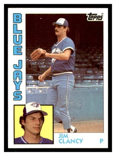 1984 Topps #575 JIim CLANCY Pitcher Toronto BLUE JAYS EXcellent FREE ...