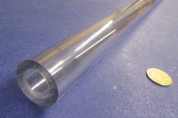 Kmac Polycarbonate Round Tube / Tubing 1.25" x .750" (1 1/4" x 3/4") x ...