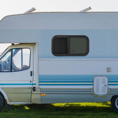 2 Pcs Rv Windows, Clip-on Mounting Rv Window,rv Vertical Slide Window ...