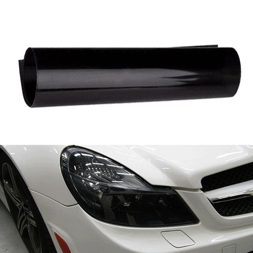 Black Tint Light Smoke Gloss Vinyl Film Headlight Taillight Wrap Cover ...