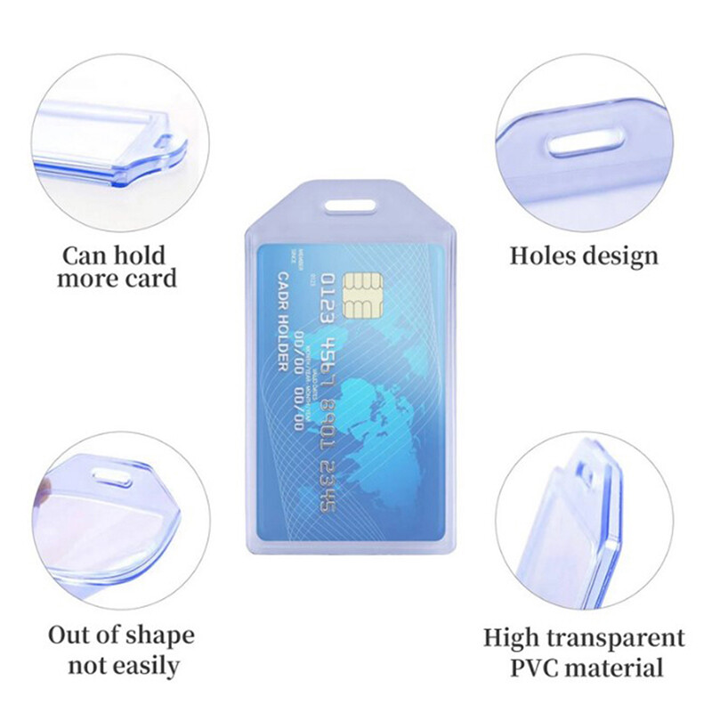 Id Card Protector Sleeve Sleeve Business Badge Holders Id Card