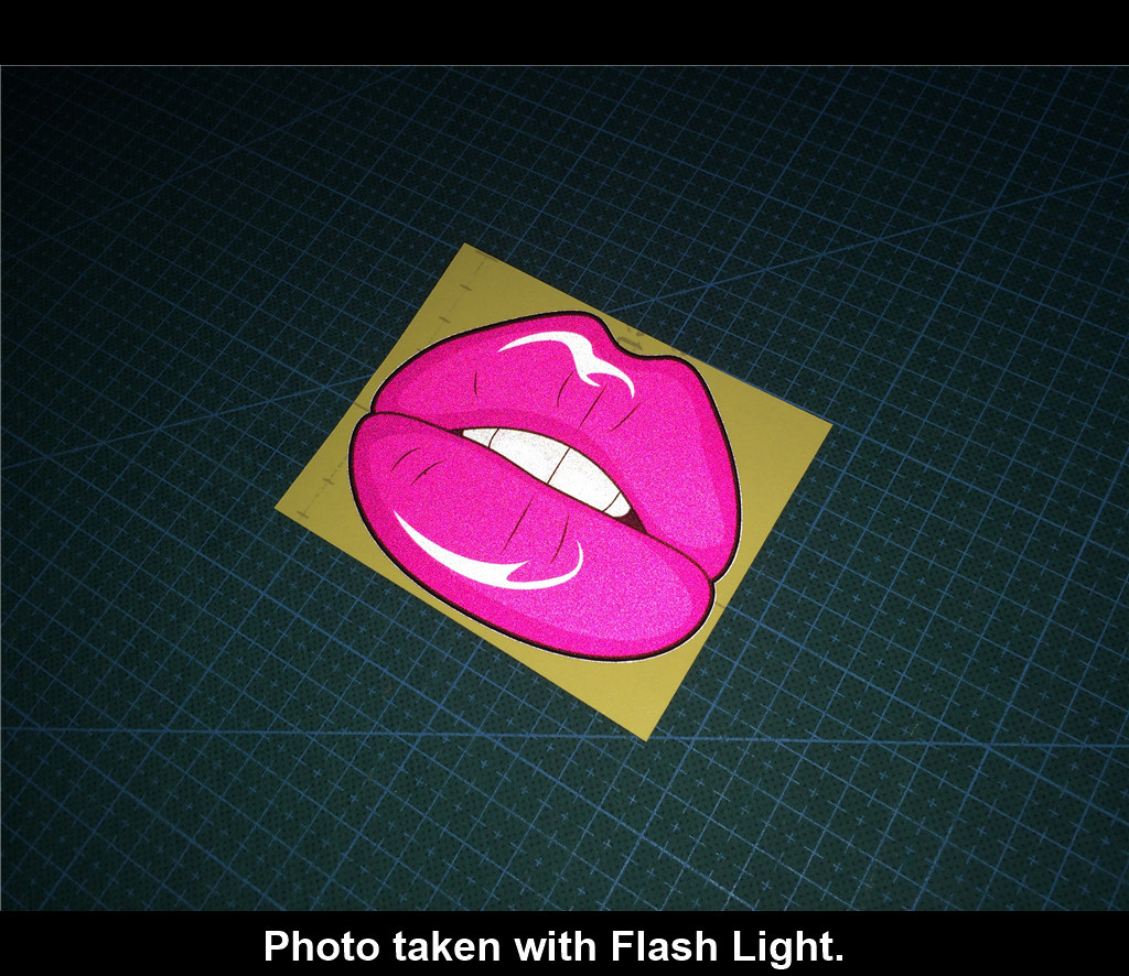 Sexy lips JDM fuel tap Car Reflective Sticker #001 | eBay